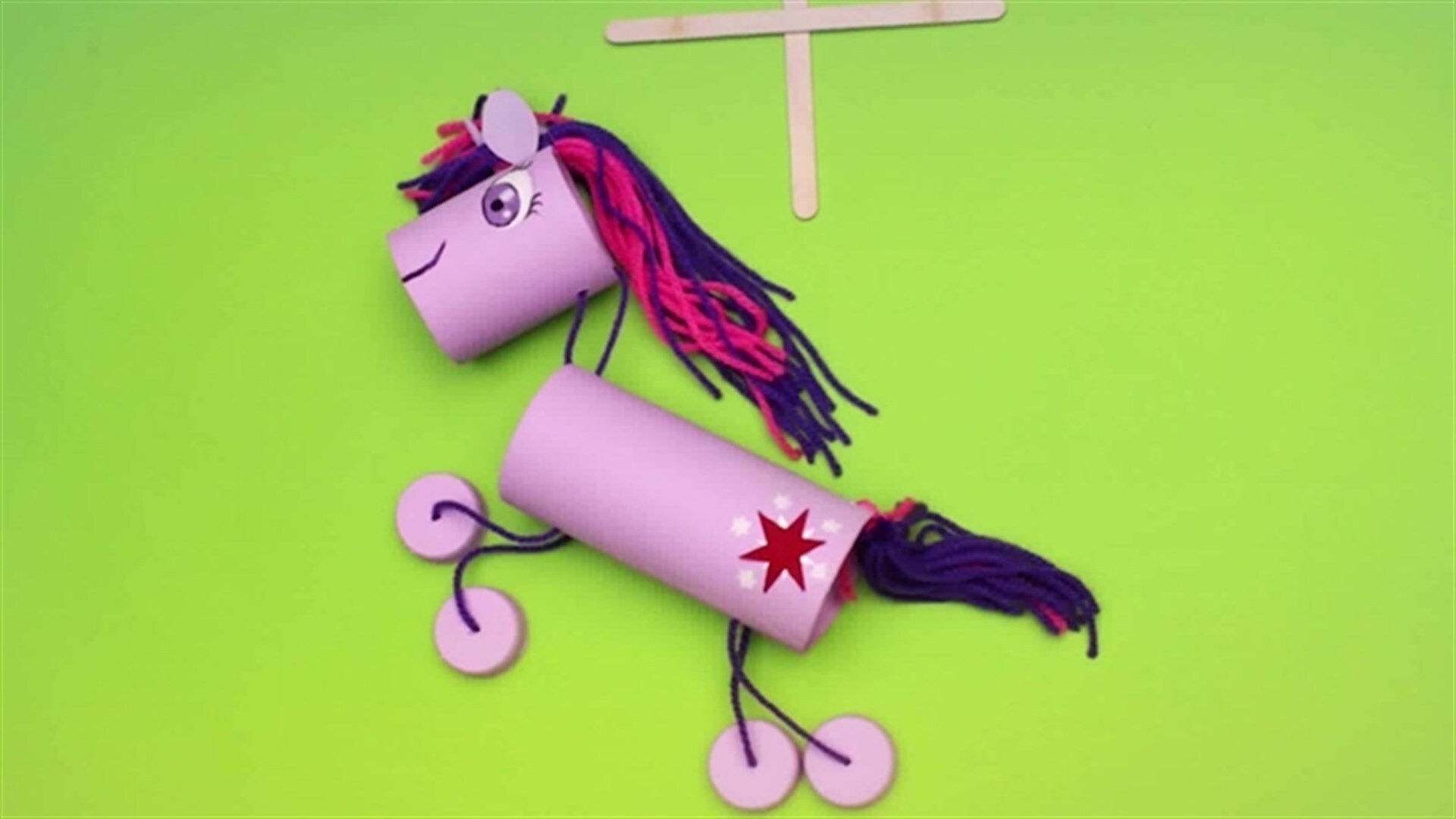 My Little Pony - How to make a Twilight Sparkle Puppet | Tiny POP